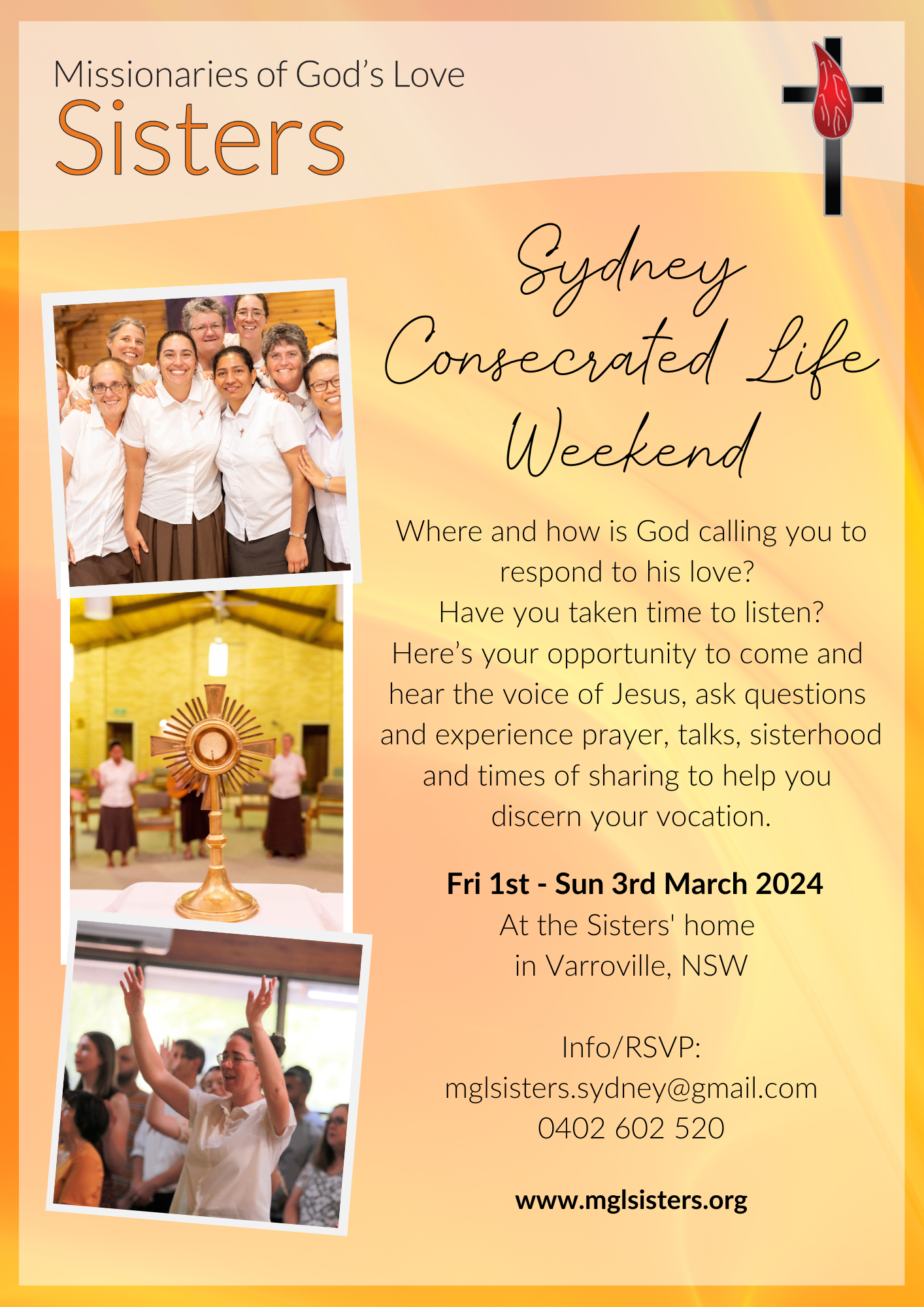 MGL Sisters Consecrated Life Weekend – Catholic Diocese of Wollongong